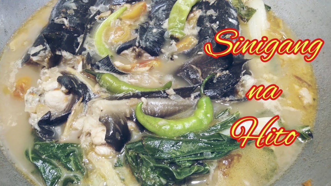 SINIGANG NA HITO Recipe|Catfish soup recipe - YouTube