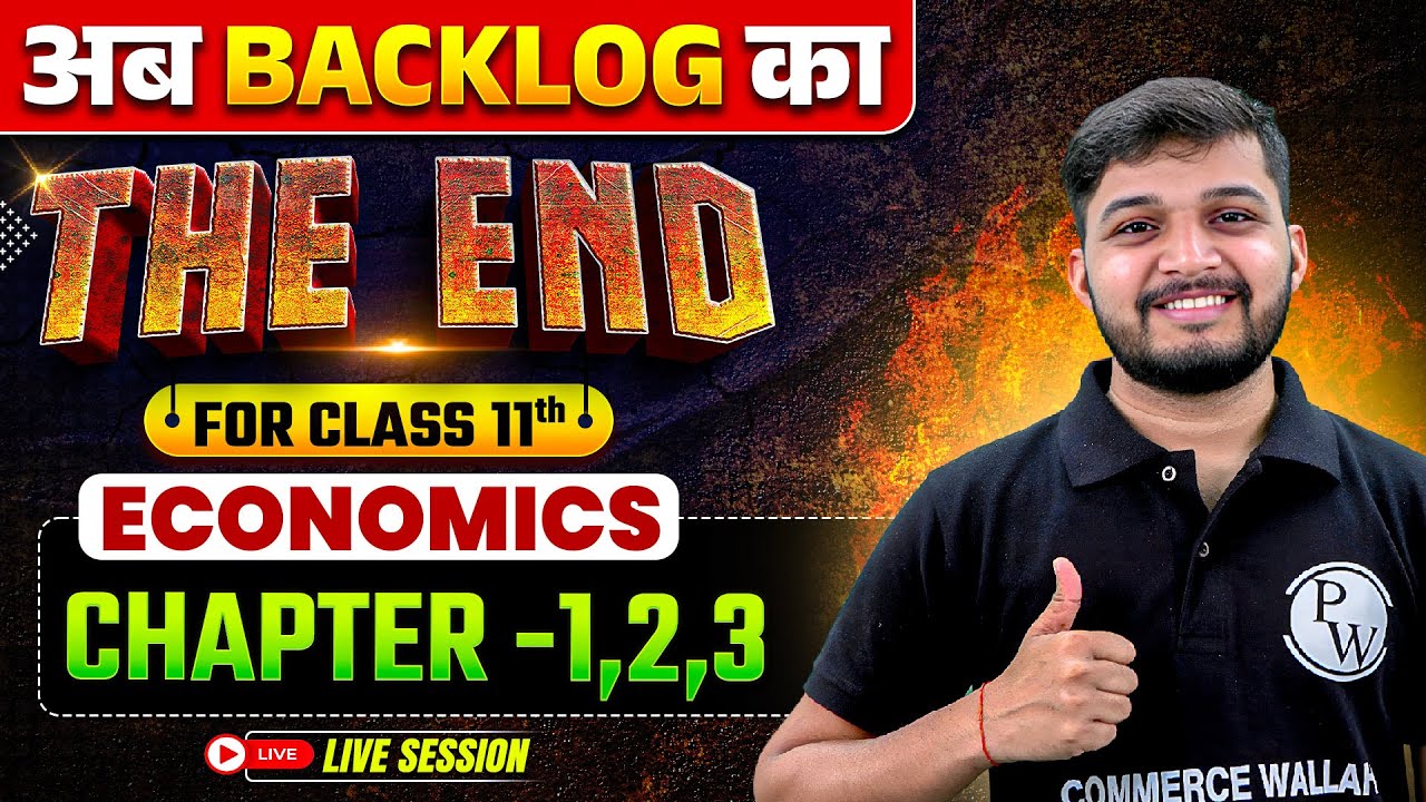 BACKLOG SERIES: Economics Commerce Class 11Th Chapter-1,2,3 | | UP ...