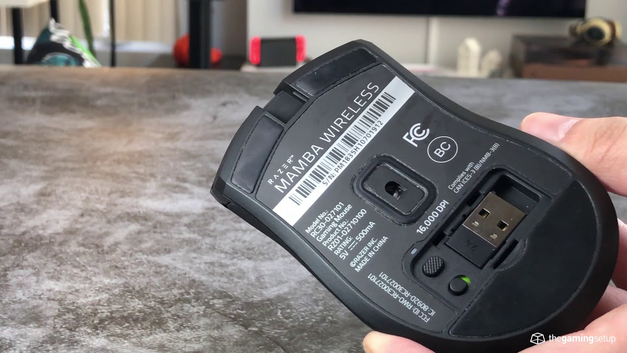 Razer Mamba Wireless - Hatch and USB hub - YouTube