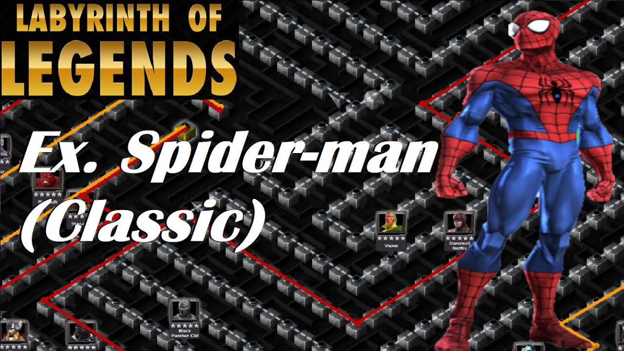 Ex. Spider-man (Classic) Labyrinth of Legends | Marvel Contest of ...