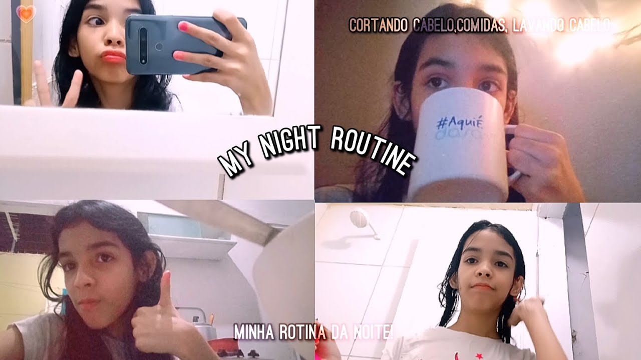 my night routine | minha rotina da noite - YouTube