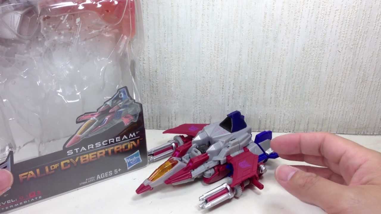 Transformers Generations FOC Starscream Cybertronian - YouTube