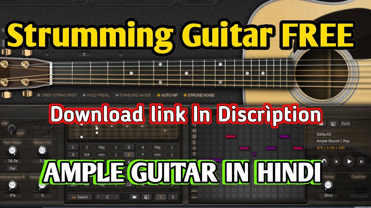 🔥 NEW PLUGIN ! FREE Ample Guitar M Lite II Review | Soft Strumming on ...