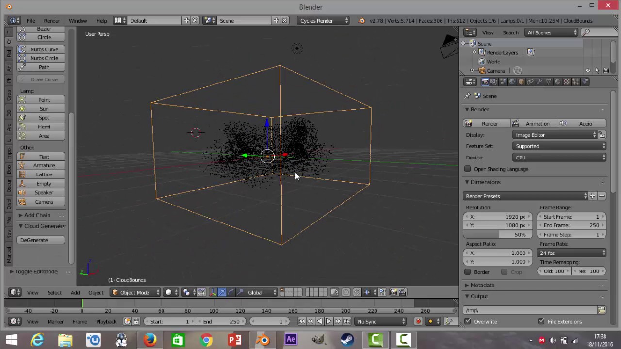 Blender Tutorial - Faire un nuage facilement dans blender - Cloud generator - YouTube