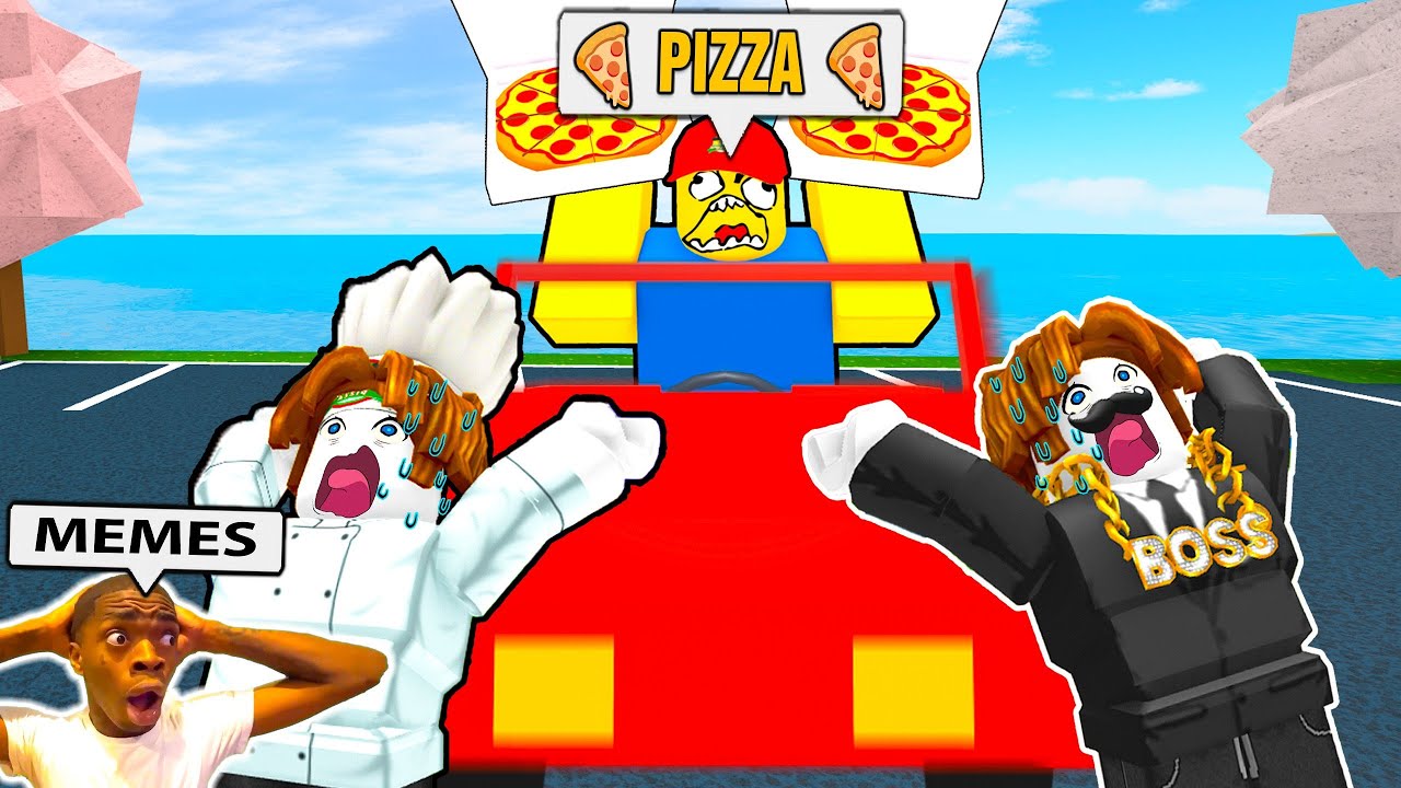 ROBLOX FUNNY MOMENTS: ROBLOX Work at a Pizza Place Funny Moments Part 1 ...