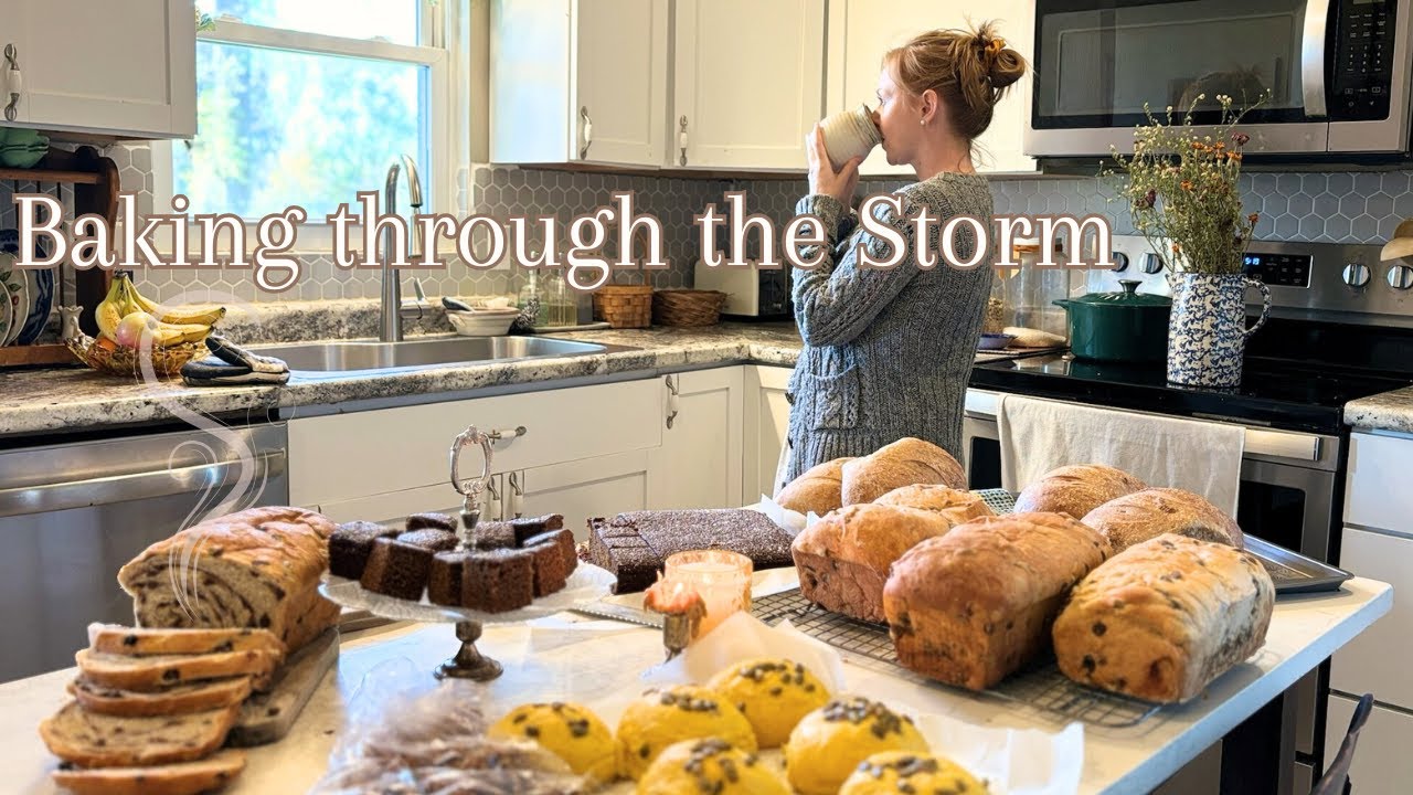 Baking for the Entire Week! | Baking in a Thunderstorm |5 Comforting ...