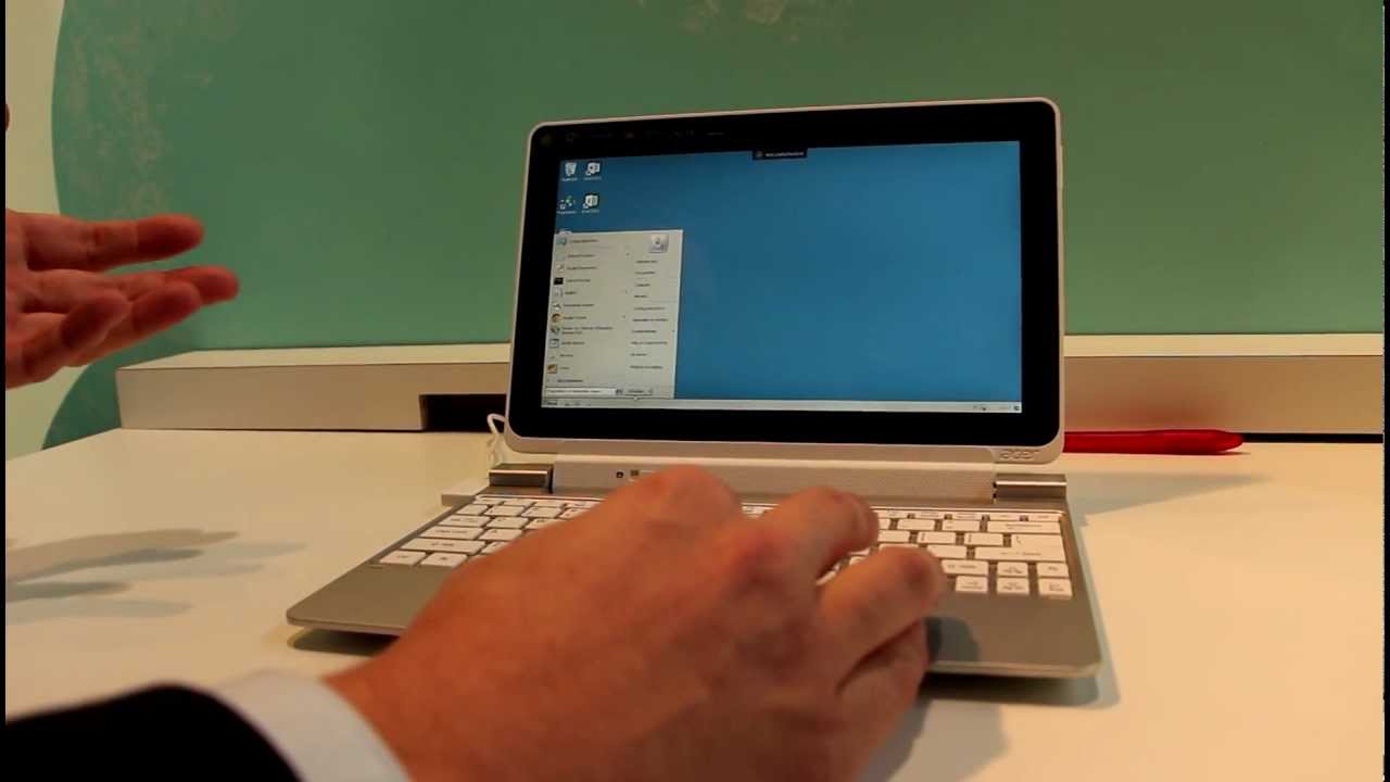 NL De Acer W510 en Windows 8 Martin Kooiman, Winsys, demonstreert, NOT ...