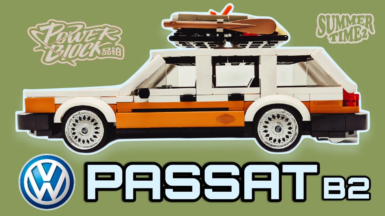 LEGO STATION WAGON from the 80s - VW PASSAT B2 by PowerBlock! - YouTube