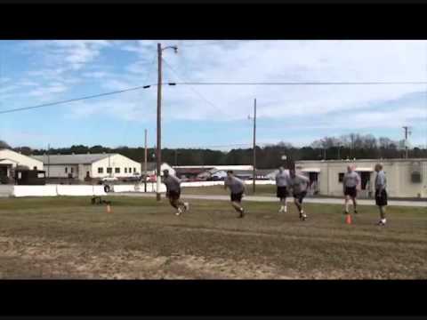 Military Movement Dril - Shuttle Sprint - YouTube