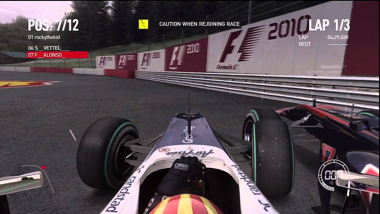 F1 2010 PS3 - Crash Montage Pt 3 with Commentary - YouTube