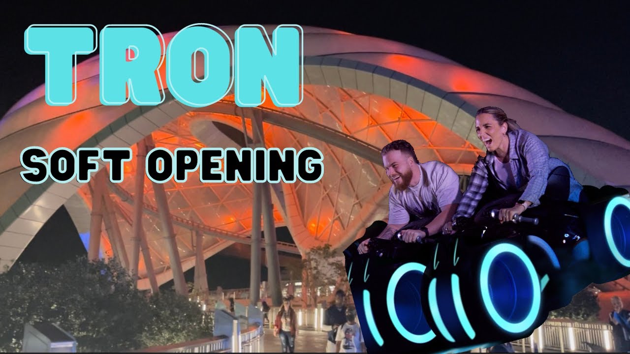 RIDING TRON FOR THE FIRST TIME! | Honest Review of Ride! - YouTube