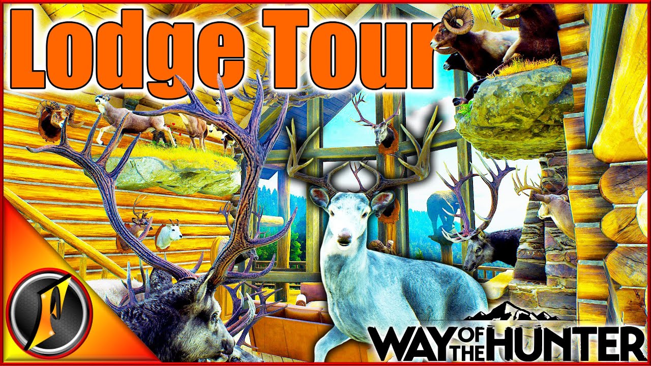 Way of the Hunter Trophy Lodge Tour! 5 Star & Rare Trophies! - YouTube
