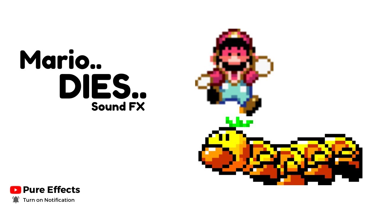 Mario dies - Sound Effect (HD) - YouTube