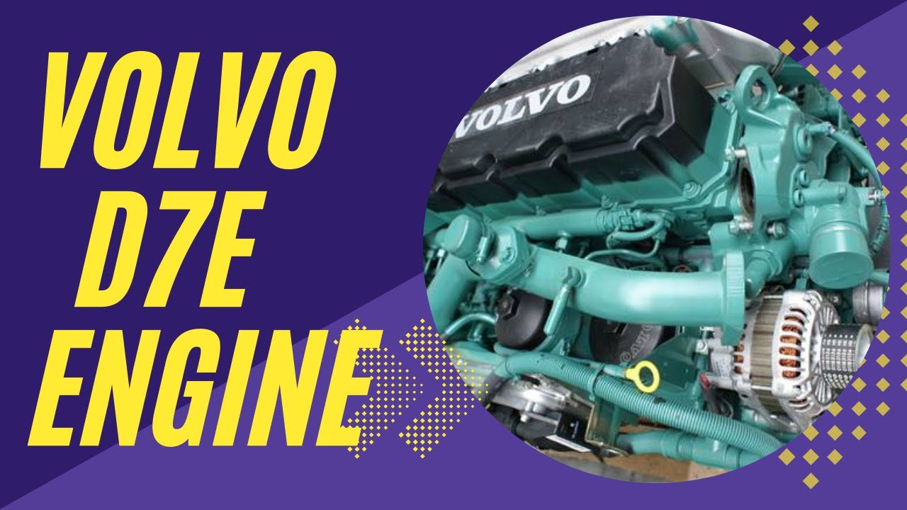 Engine Volvo D7E - YouTube
