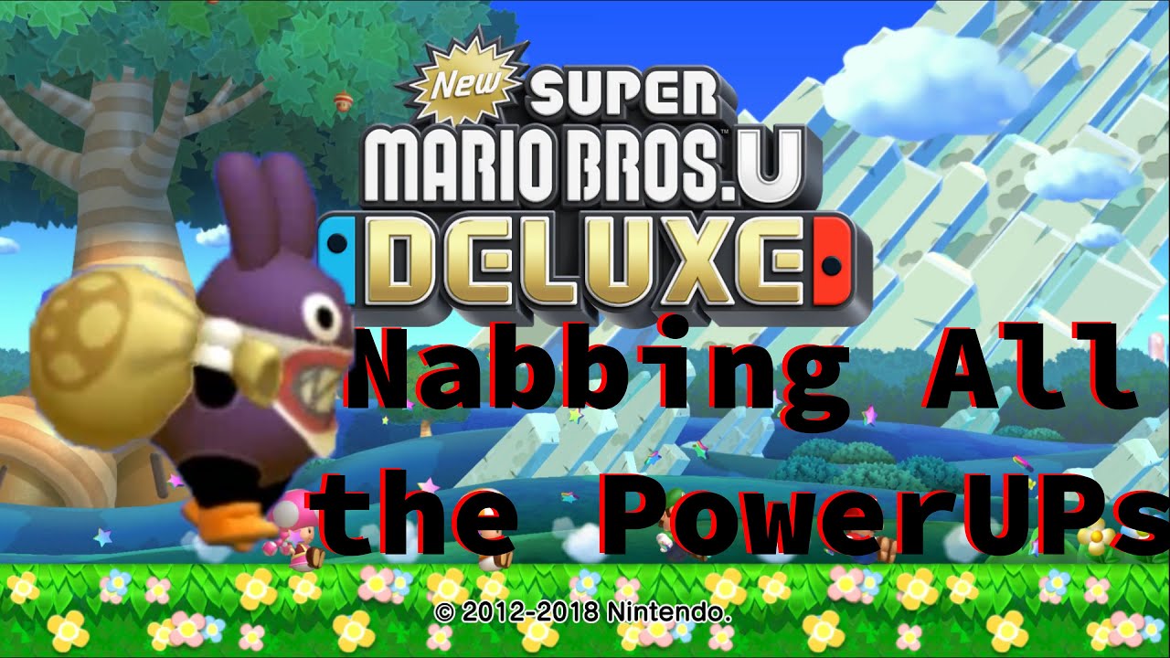 Nabbit Nabbing all the Power-ups - Mario U Deluxe - Nintendo Switch ...