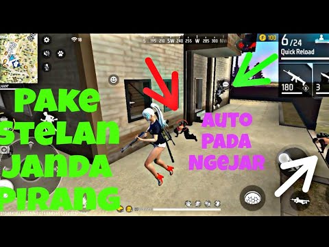 SOLO VS SQUAD PAKEK STELAN BOT JANDA PIRANG AUTO NGINCAR SEMUA