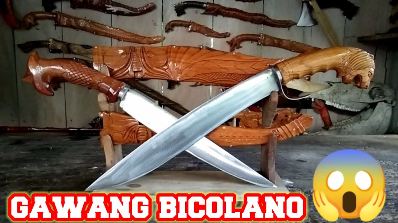 KNIFE LION HANDLE DESIGN AND MAKING SCABBARD: BOUND TO LAGUNA!!! - YouTube