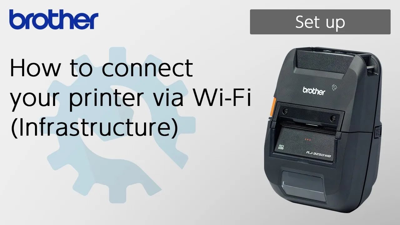 How to connect your printer via Wi-Fi (Infrastructure) [Brother Global ...