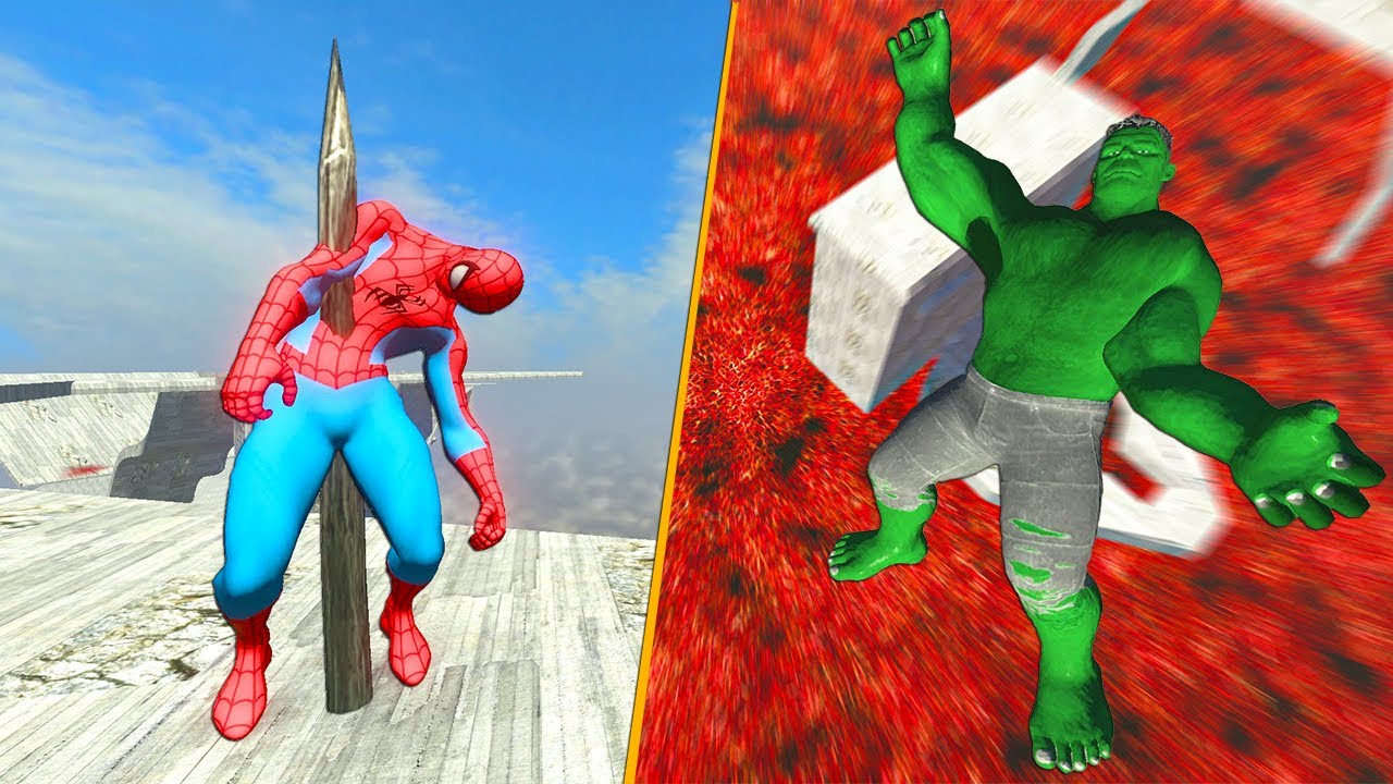 Euphoria Ragdolls & Overgrowth Falling Physics Compilation Ultimate ...