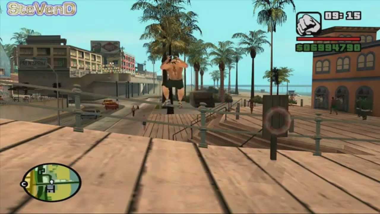 gta san andreas - anim parkour - YouTube