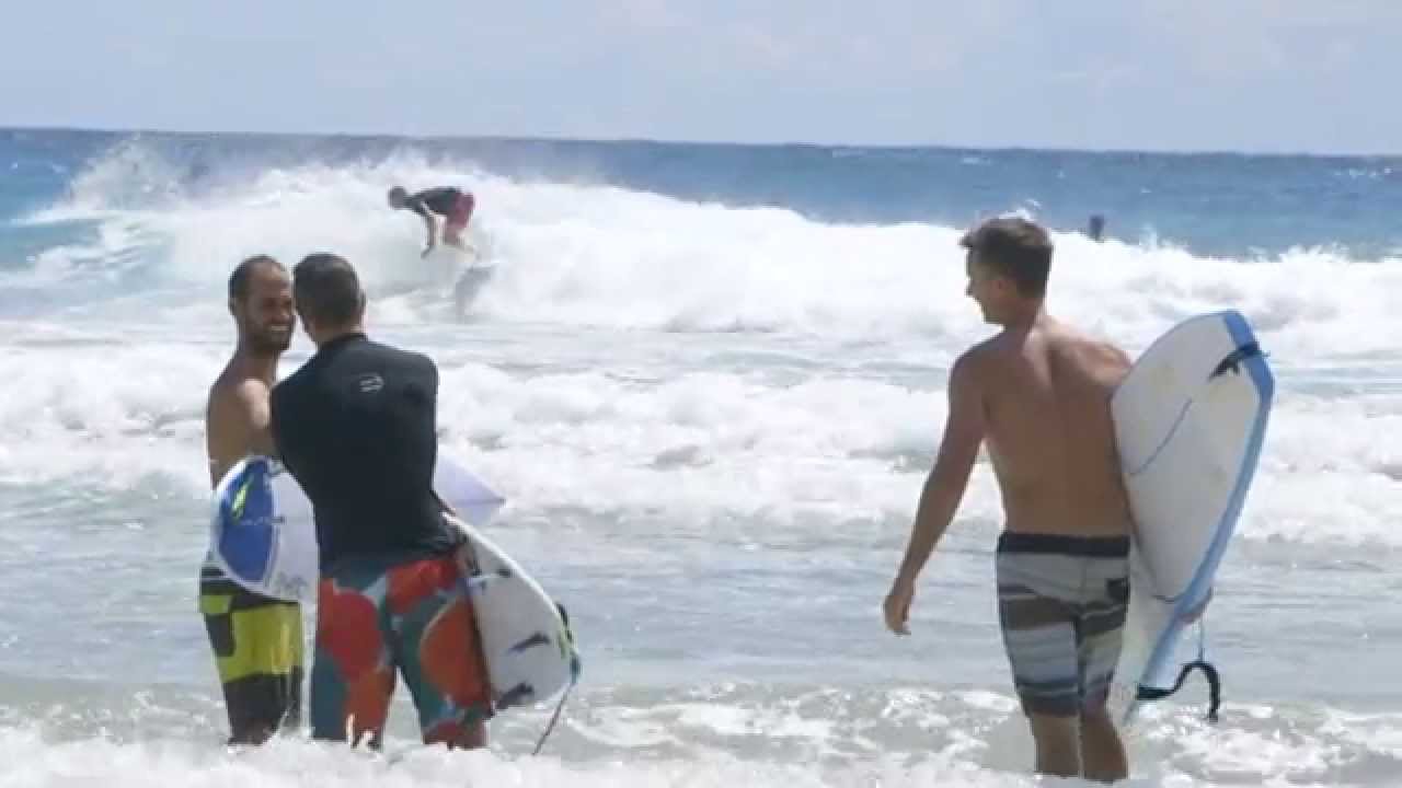 Adam Dickson from BOQ Finance with Craig from JS Surfboards - YouTube
