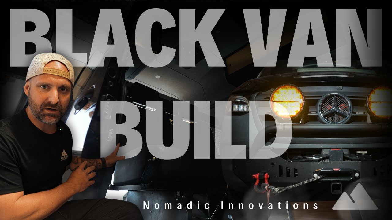 Black Van, High-Tech Haven: Showcasing Advanced Nomadic AC and Gadgets ...