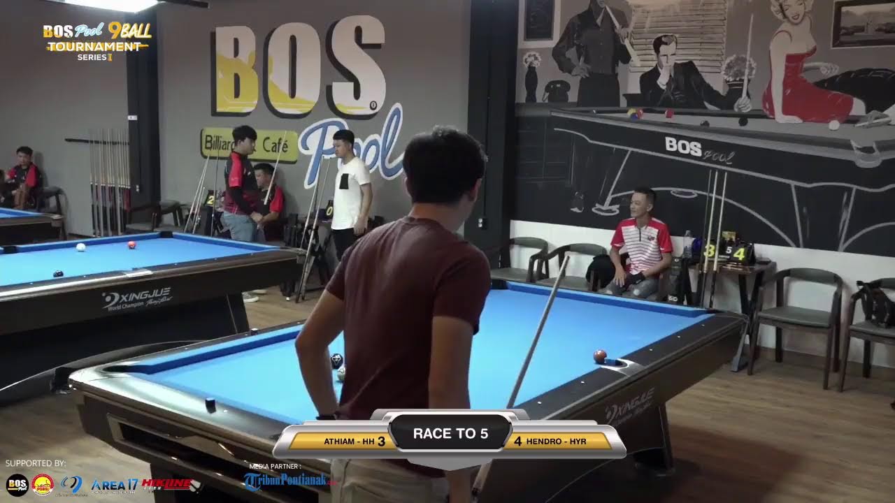 BOS POOL 9 BALL TOURNAMENT SERIES I | ATHIAM - HH vs HENDRO HYR - YouTube
