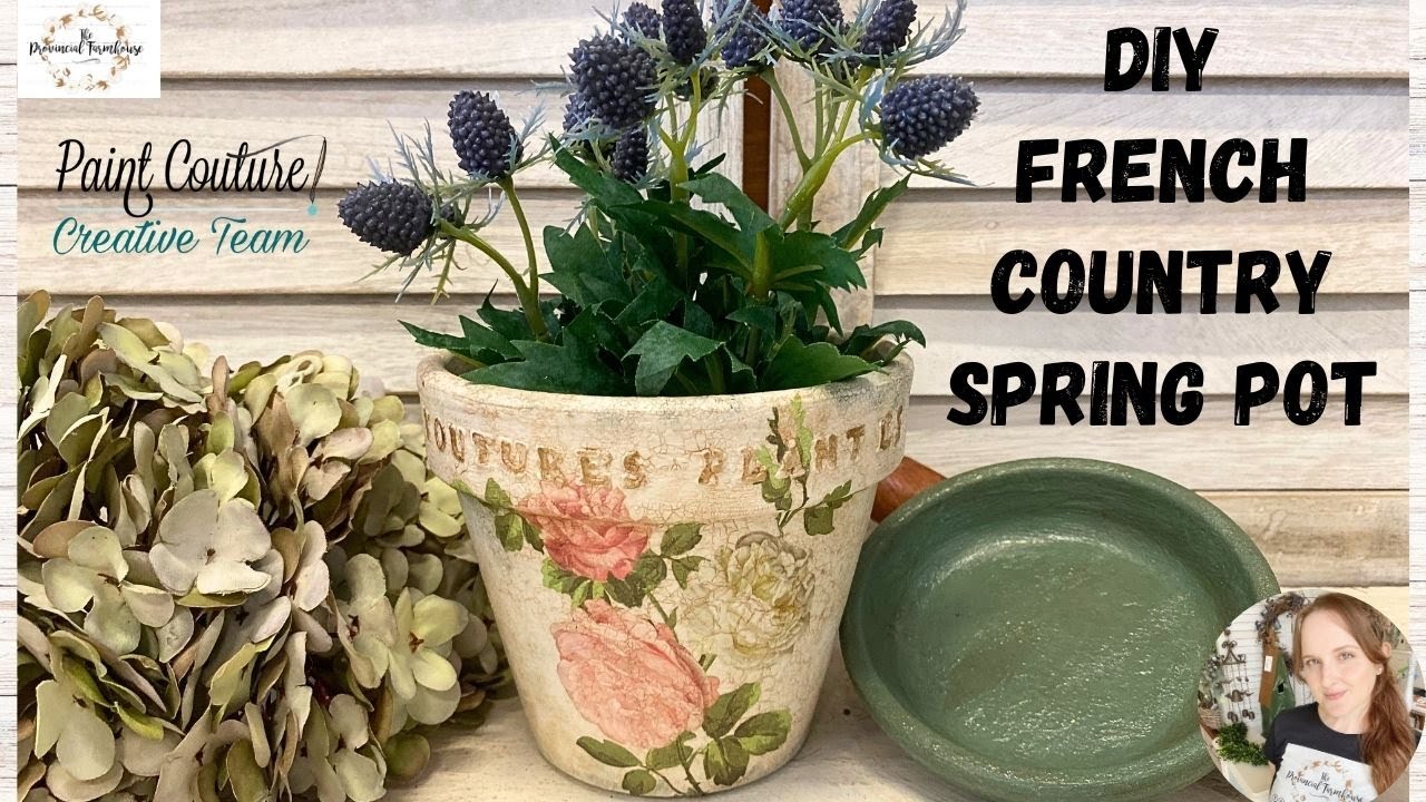 DIY French Country Spring Pot | Easy Floral Arrangement | Raised ...