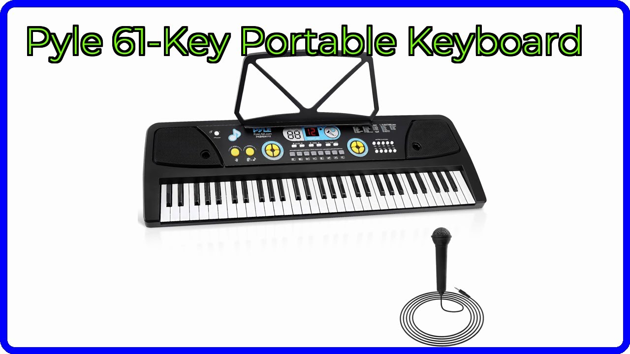 REVIEW (2025): Pyle 61-Key Portable Keyboard. ESSENTIAL details. - YouTube