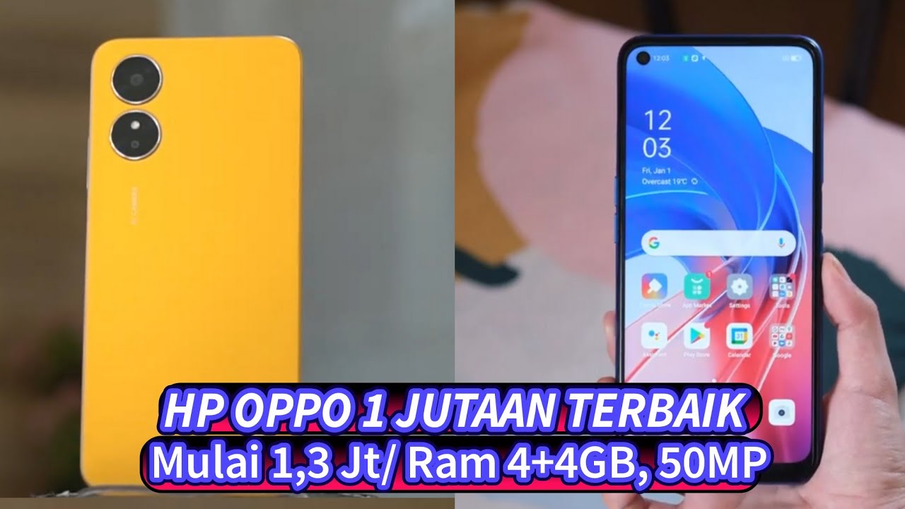 6 HP OPPO 1 JUTAAN TERBAIK Di Pertengahan 2023 - YouTube