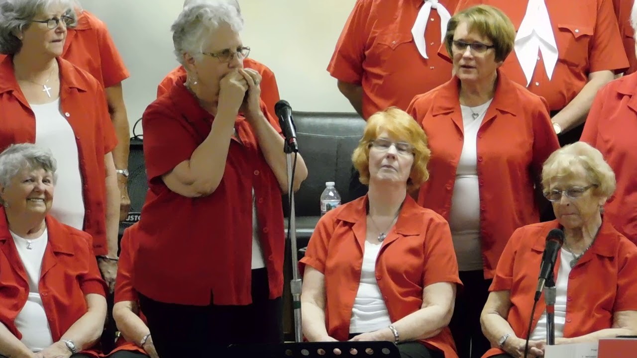 Young At Heart Gospel Choir Harmonica - Mary Williamson-Provencio - YouTube