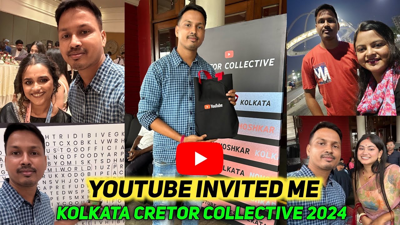2nd Time At Youtube Event || Youtube Creator Collective 2024 || Kolkata ...
