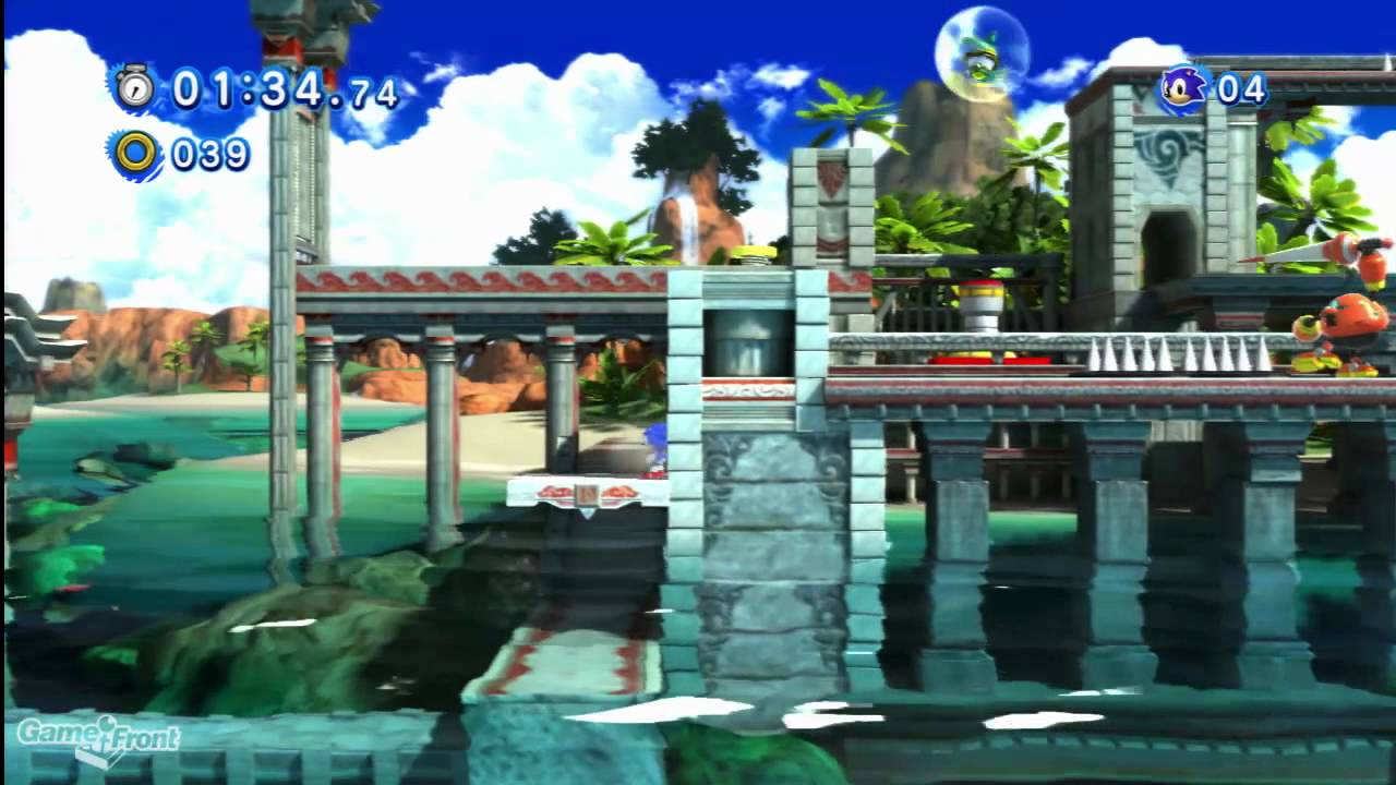 Sonic Generations Walkthrough - PT. 13 - Seaside Hill Act 1 - YouTube