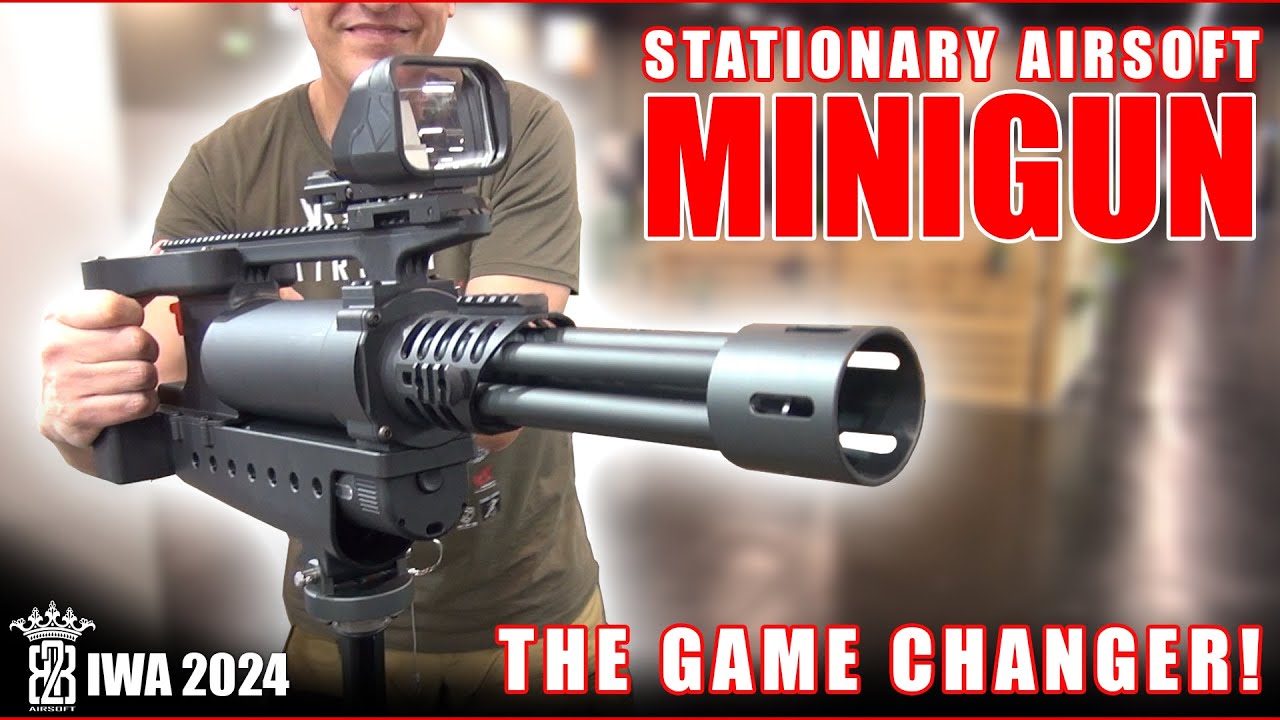 Stationary Airsoft Minigun WE23-H, WE23-L, WE23 Plus, WE23 Mini WELL ...