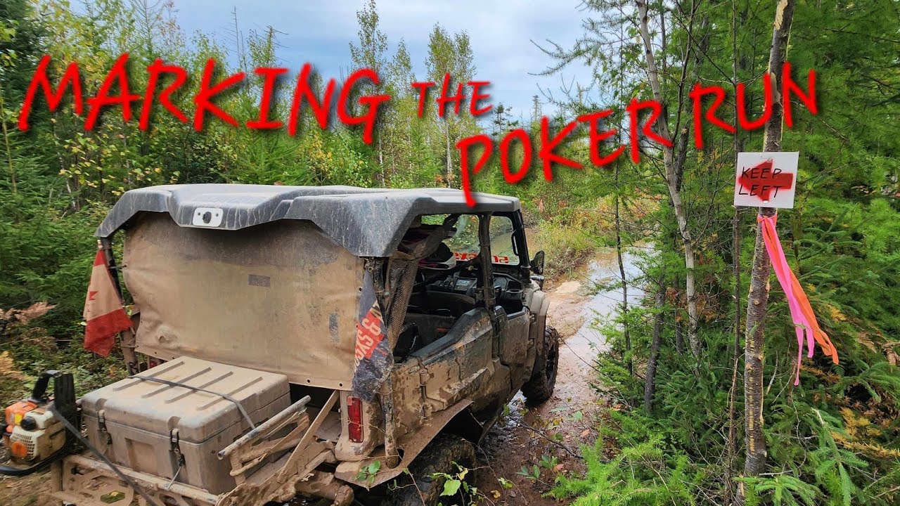506SXS & ATV - Marking the Route for the POKER RUN ATV SXS UTV - YouTube