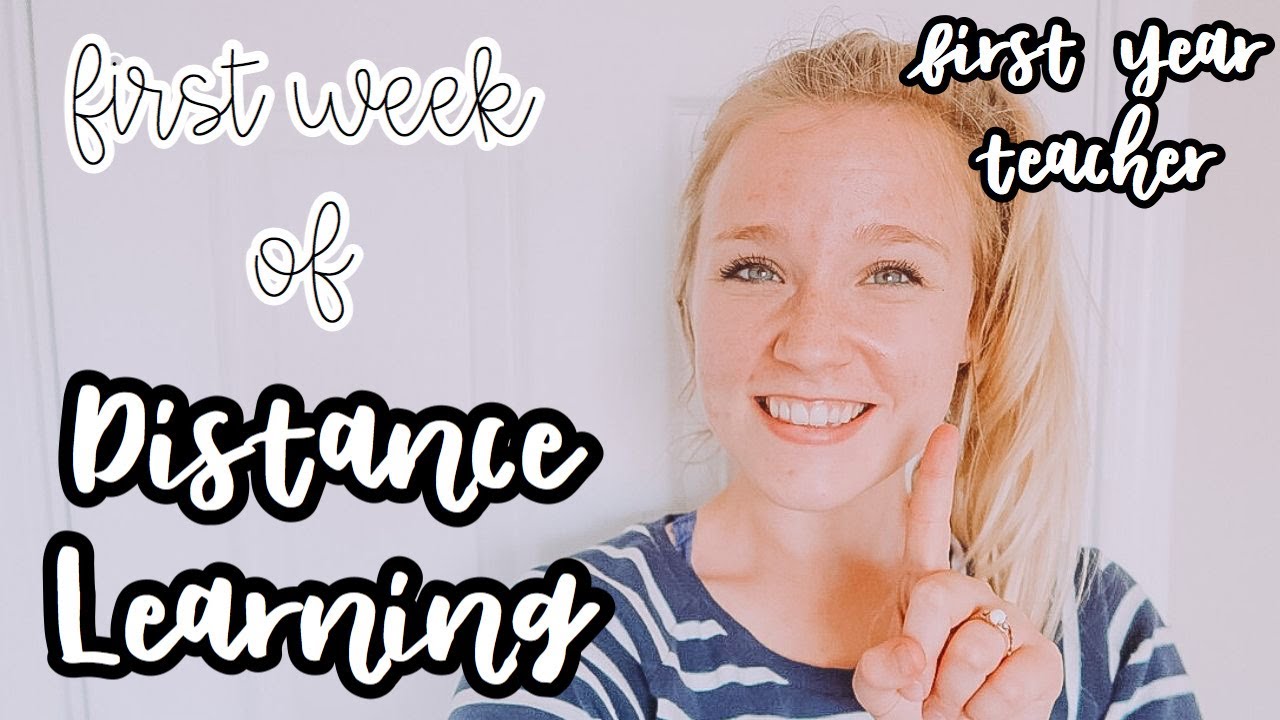 A DAY IN THE LIFE OF A TEACHER! | FIRST WEEK OF DISTANCE LEARNING ...