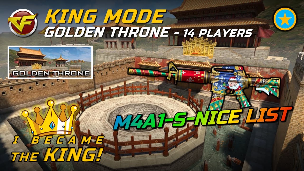 CrossFire WE - Golden Throne - King Mode - M4A1-S-Nice List - 14 ...