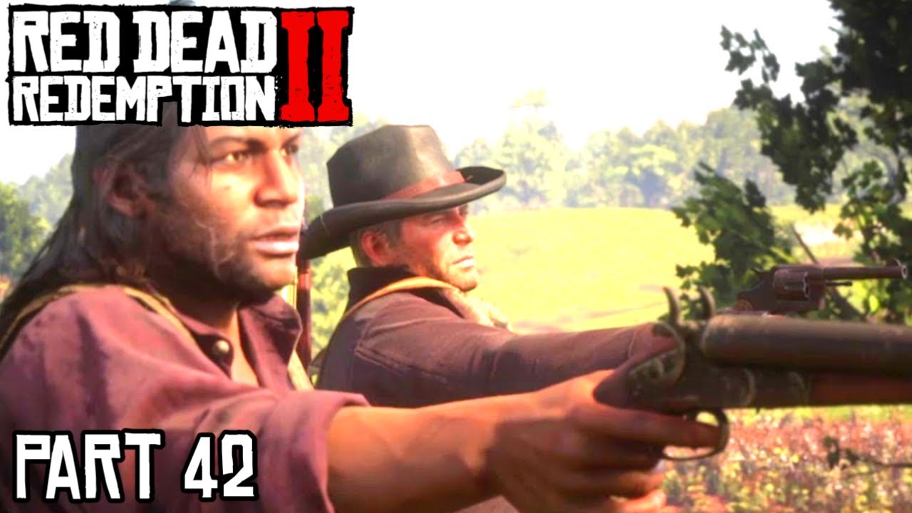 Arthur and Charles save Trelawny from bounty hunter - All Mission Red ...