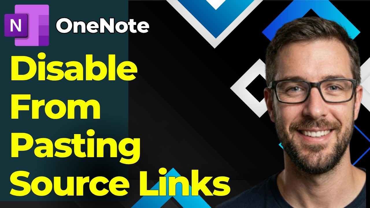 How To Disable OneNote From Pasting Source Links [2026 Guide] - YouTube