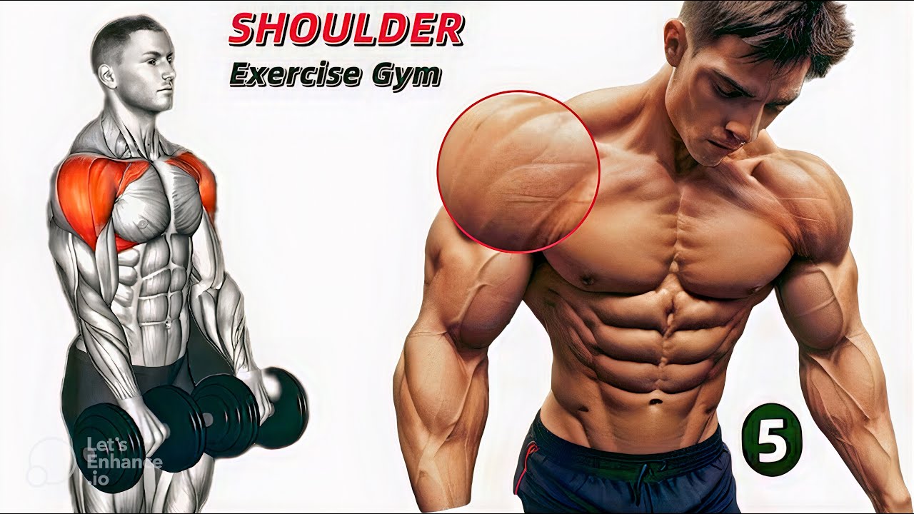 Intense Shoulder Workout for MASSIVE Growth shoulders at the Gym - YouTube