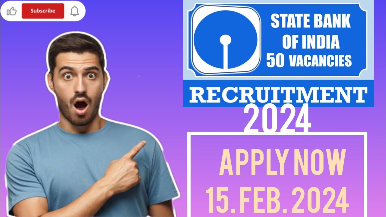 SBI VACANCY 2024|APPLY NOW AT SBI CAREERS| BANK JOBS 2024 - YouTube