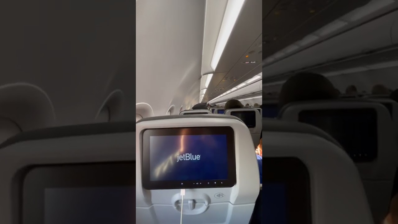 Inside JetBlue Airbus A320 - YouTube