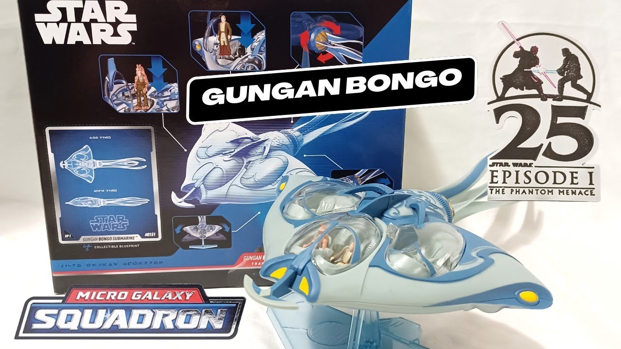Gungan Bongo Submarine | Star Wars EP I The Phantom Menace | Jazwares ...