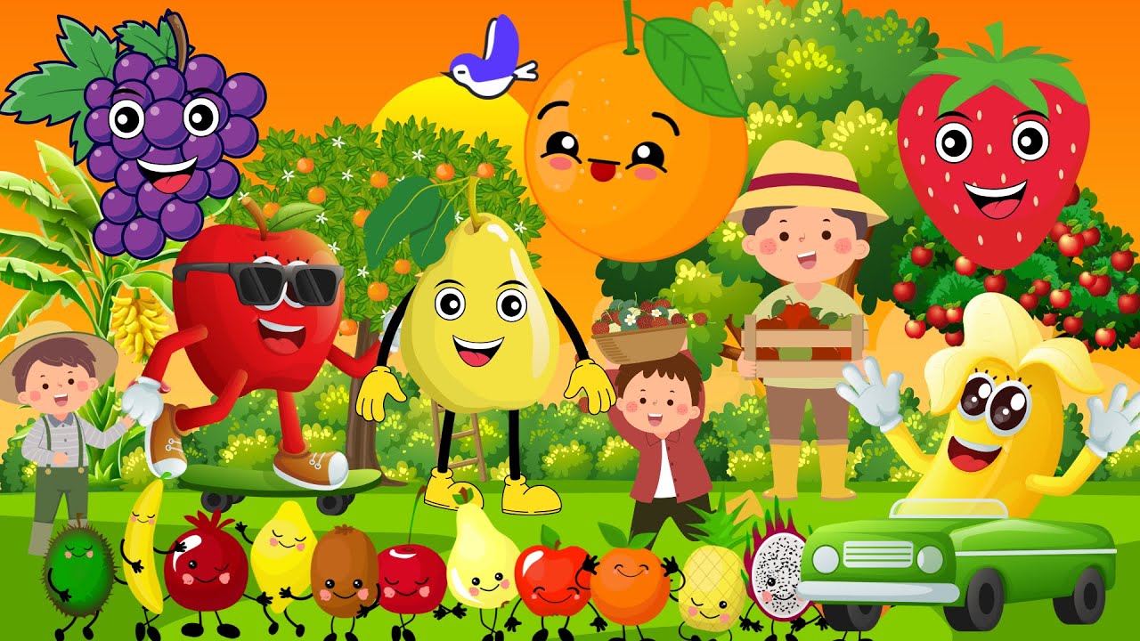 Chanson des Fruits | Les Fruits en Français | Apprendre les Fruits pour ...
