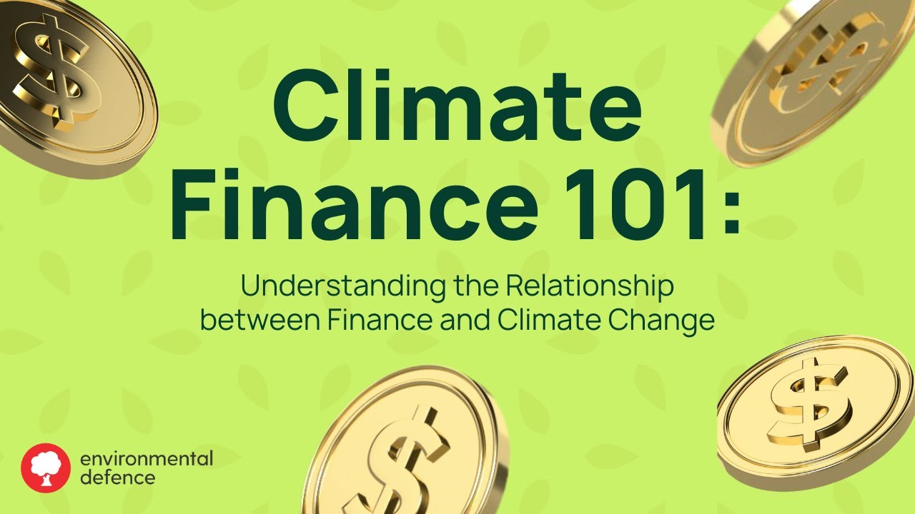 Climate Finance 101: Understanding the Relationship Between Finance and ...