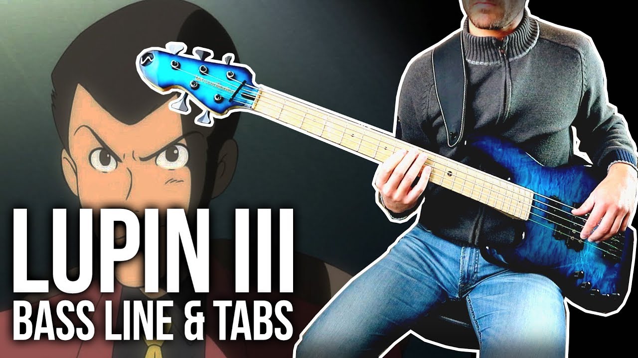 Sigla Lupin III /// BASS LINE [Play Along Tabs] - YouTube