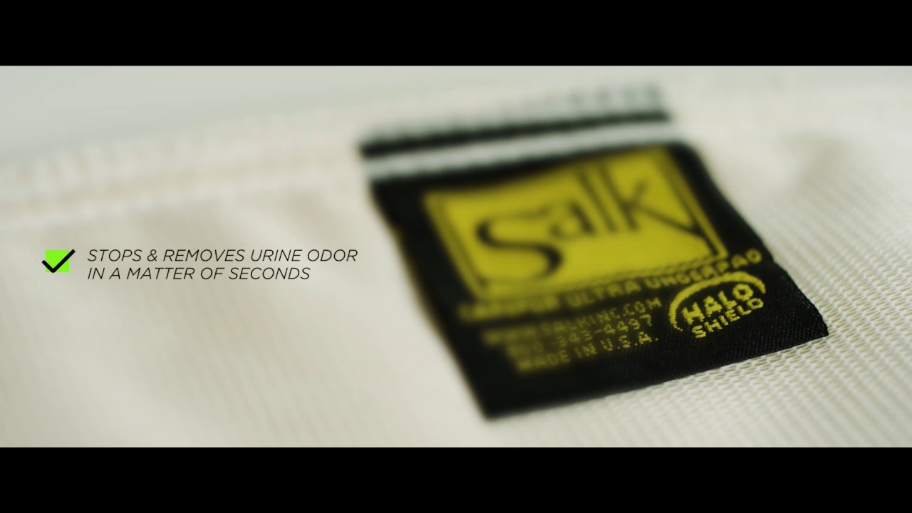 HaloShield Washable Underpads & Briefs Stop Urine Odor - YouTube