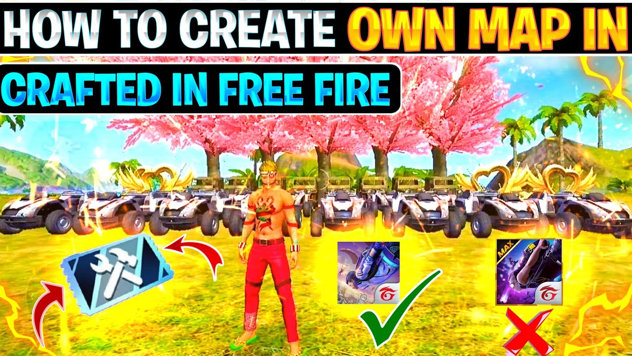 HOW TO CREATE OWN MAP IN CRAFTLAND NORMAL FREE FIRE | CRAFTLAND CUSTOM ...