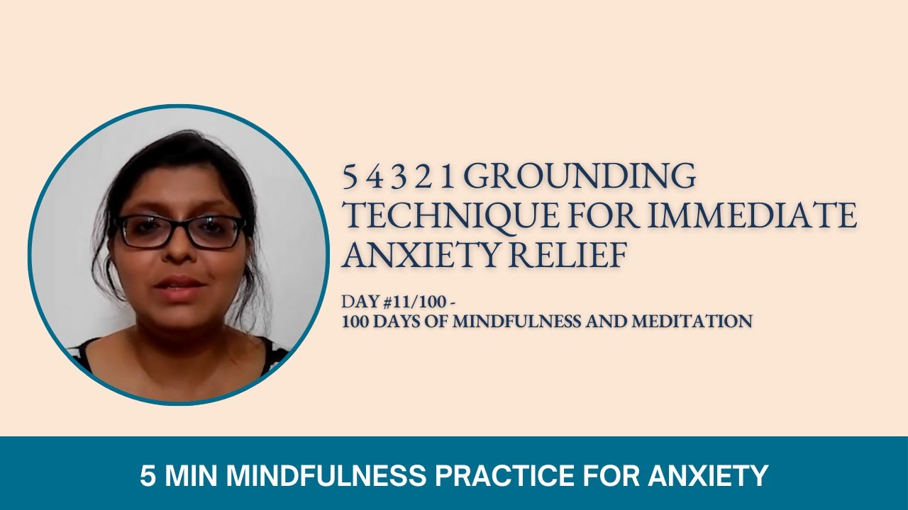 5 4 3 2 1 Grounding Technique for Immediate Anxiety Relief | 5 MIN ...