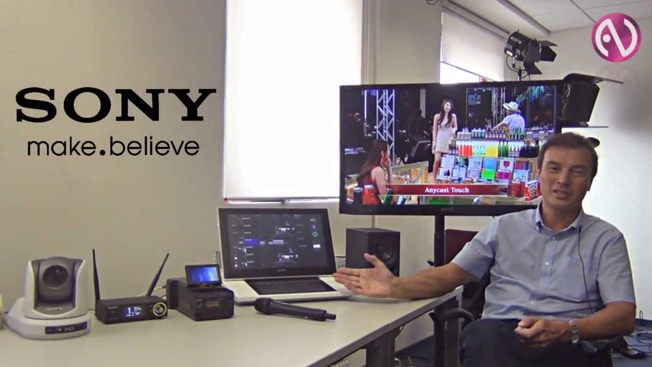 SONY AWS-750: портативная видеостудия - YouTube